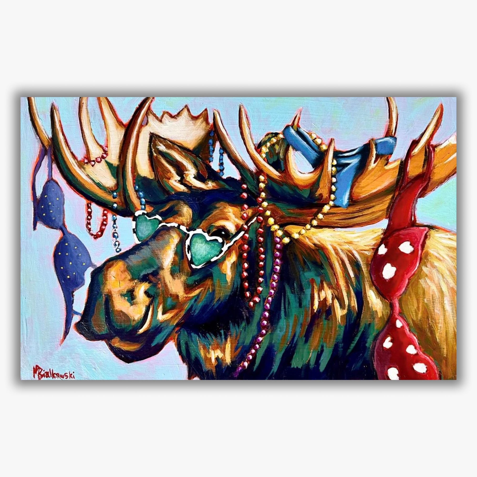 "Morris the Moose" - Paper Print